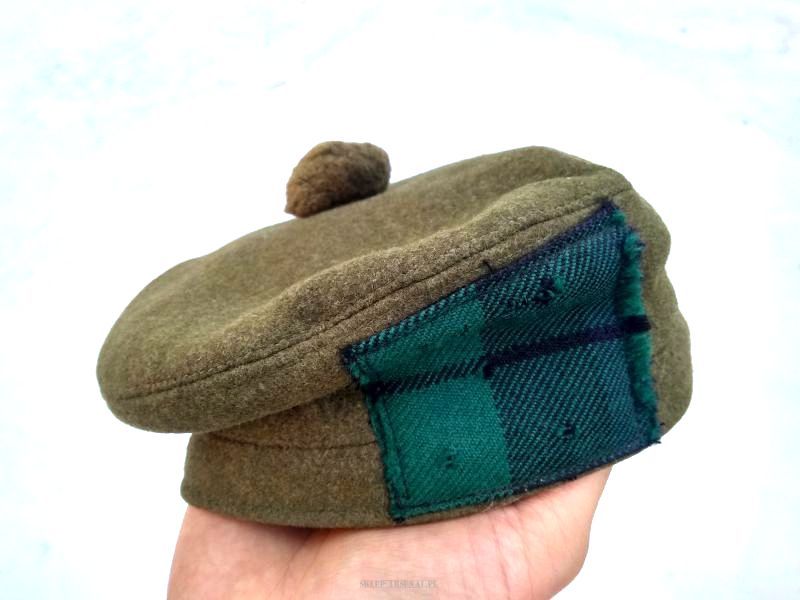 SZKOCKI BERET WEŁNIANY Tam O'Shanter r. 58-59